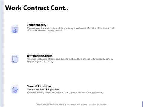 Work Contract Cont Confidentiality Ppt Powerpoint Presentation Gallery