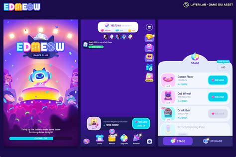 GUI Neon GameDev Market