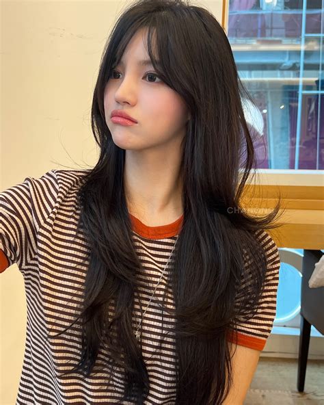 차홍룸 신논현점 김희영 레이어드c컬펌 C컬펌 미디움펌 레이어드컷 허그펌 보더펌 긴머리 제일예쁘게 기르는 방법🤘🏻 레이어드는 정말 필수 잖아요 디테일은 레이어드펌과 함께
