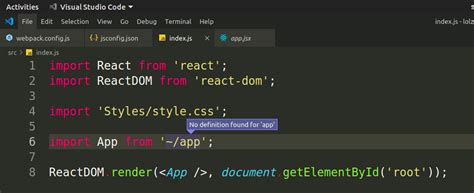 Peekgo To Definition And Click To Open Do Not Work With Webpack Alias