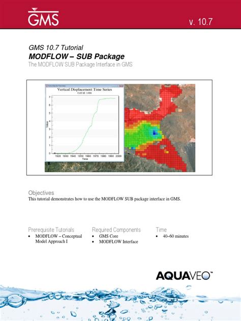 Modflow Subpackage Pdf Groundwater Aquifer