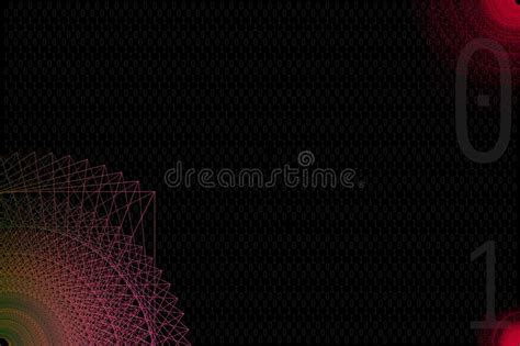 big data wave visualization binary code and line wave pattern stock