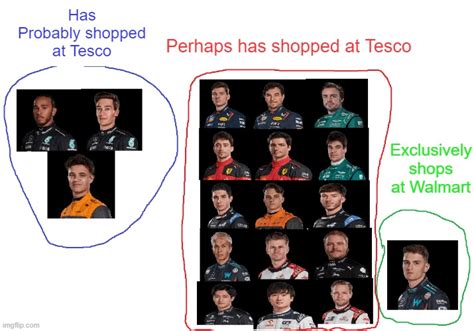 the grid sorted by whether they have shopped at tesco or not r