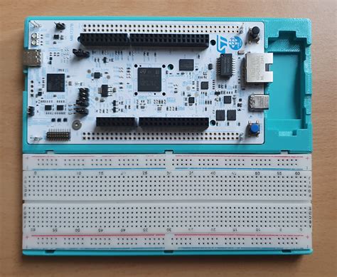 WIP Adapter Plate For STM Nucleo Arduino Boards To Pair With Breadboard And Servos By