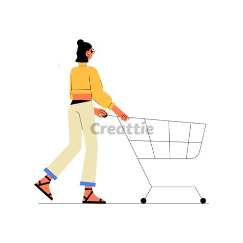 Download Customer With Cart Animation In Lottie Json