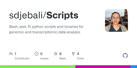 Github Sdjebaliscripts Bash Awk R Python Scripts And Binaries For Genomic And