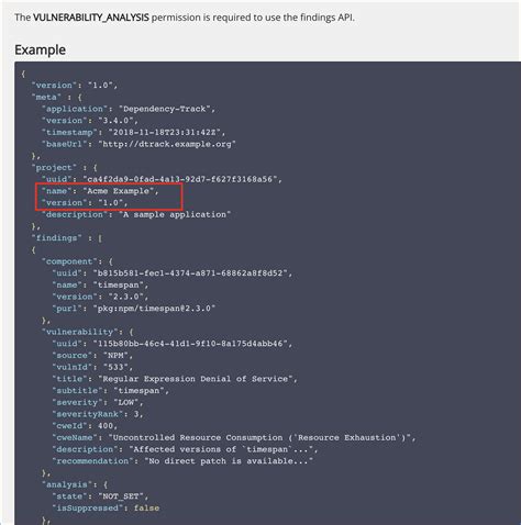 Dependency Track Import Project Name And Version From Report · Issue