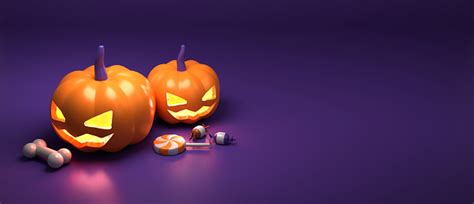 복사 공간 영역이 있는 할로윈을 위한 수평 포스터 및 배너 3d 렌더링 0명에 대한 스톡 사진 및 기타 이미지 0명 10월 3차원 형태 Istock