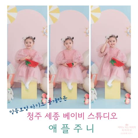 청주 세종 베이비 스튜디오 애플주니 내돈내산 솔직후기 아기사진맛집 네이버 블로그