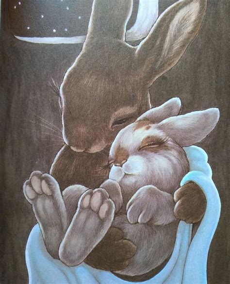 Buttermilk Snuggle Bunnies Velveteen Rabbit Art Robin James