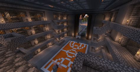 Premium Prison Spawn With Cells On Polymart Minecraft Builds
