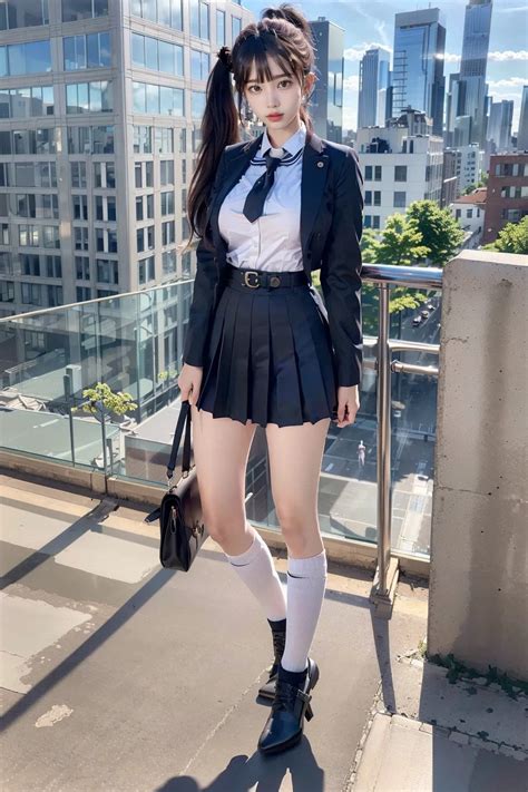 Ai 교복핏이 너무이쁜 여고생  유머 움짤 이슈 에펨코리아
