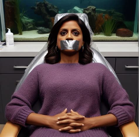Mindy Kaling gagged by Mrhulot24606 on DeviantArt