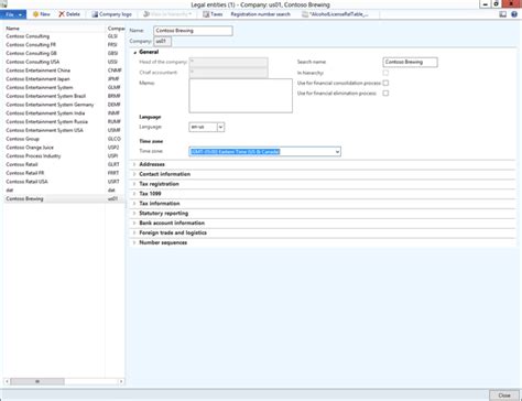 Configuring A Basic Company In Dynamics Ax A Tinkerers Notebook