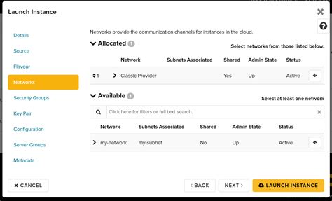 Networks Security Groups And Key Pair Nectar Research Cloud Tutorials