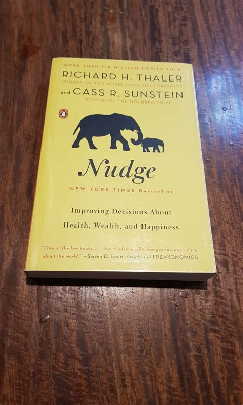 Nudge By Richard Thaler And Cass Sunstein Hobbies Toys Books