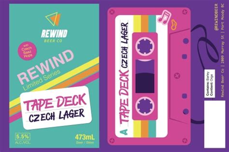 Tape Deck Czech Pilsner Rewind Beer Co Untappd