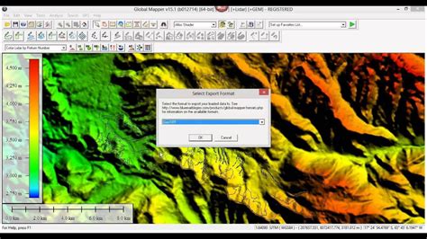 Obtener Dem Mediante Archivo Shapefile Con Global Mapper Youtube