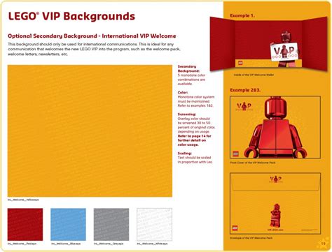 Lego Vip Visual Identity System Ert