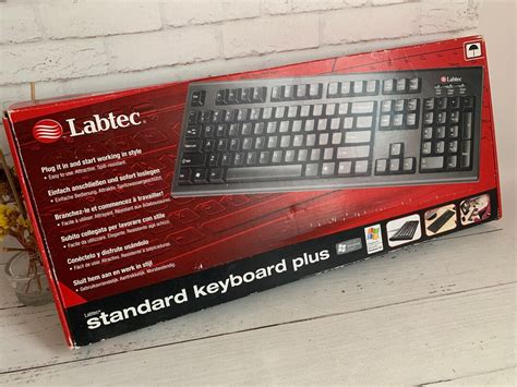Labtec Standart Keyboard Plus Black For PC For Windows PS 2 Interface Black Color Working
