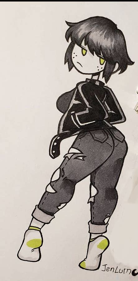 Rule 34 Annoyed Artist Self Insert Ass Jeans Jennlumm Leather Jacket