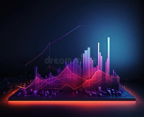 A Computer Keyboard With A Colorful Graphic On It Generative Ai Image Stock Illustration