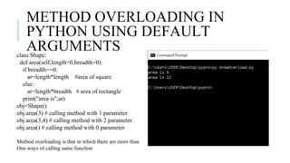 Function Overloading Or Polymorphism Pdf