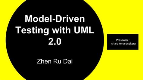 Model Driven Testing With Uml 20 Pptx