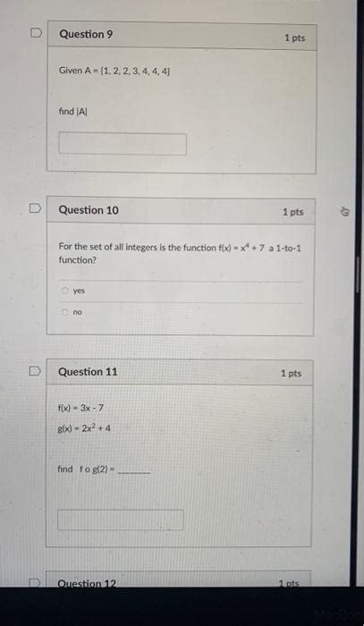 solved given a {1 2 2 3 4 4 4} find ∣a∣ question 10 1 pts