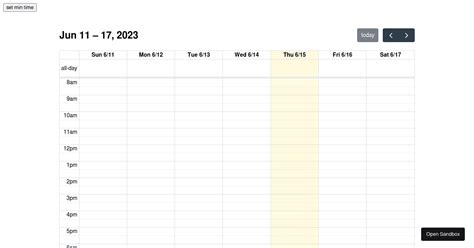fullcalendar vue codesandbox