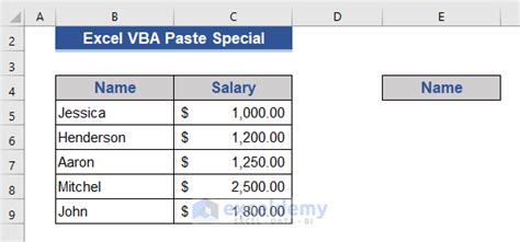 How To Copy Values And Formats With Paste Special In Excel VBA