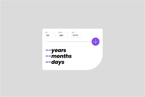Frontend Mentor Responsive Age Calculator Page Using Html Css And Javascript Coding