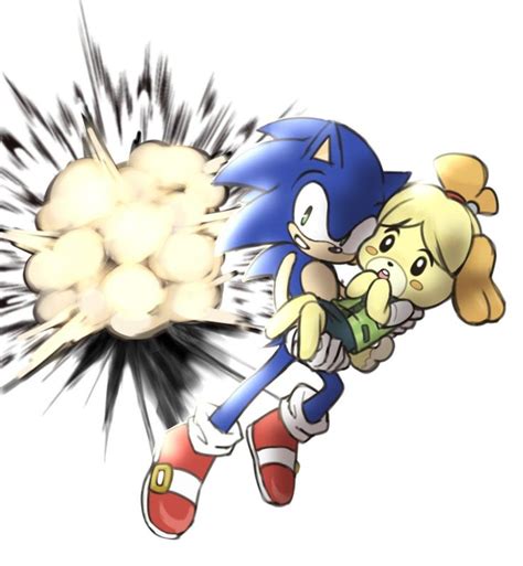 Sonic Saved Isabelle From An Explosion Super Smash Brothers Smash Brothers Super Smash Bros