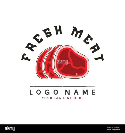 Raw Meat Beef Knife Stock Vector Images Alamy