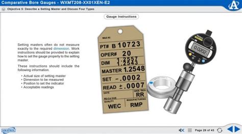 Bore Gauges ELearning Courseware Types Components And Settings Of Bore Gauges
