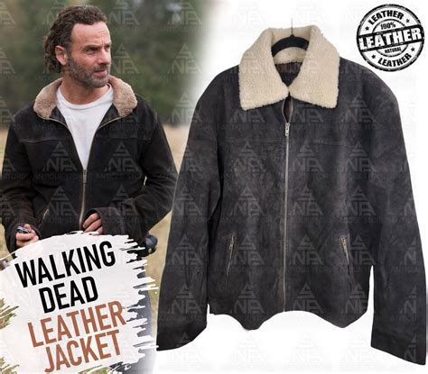 Rick Grimes Walking Dead Leather Jacket The Walking Dead Original Suede Leather Jacket