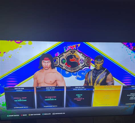 the customizations in this game is out of this world r wwe2k23