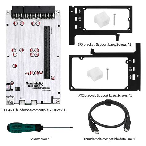 Upgraded Th3p4g3 Mini Gpu Dock Graphics Card Dock External Graphics