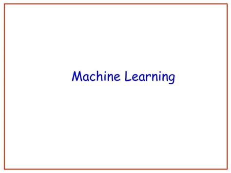 machine learning introduction to unit 1 ppt