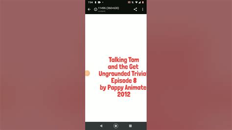 Talking Tom and the Get Ungrounded Trivia! Episode 8 by Pappy Animate 2012 - YouTube Shorts ...