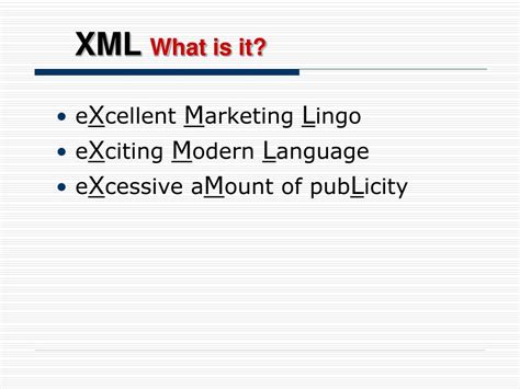PPT XML Web Services PowerPoint Presentation Free Download ID 4554228