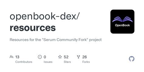 Github Openbook Dexresources Resources For The Serum Community