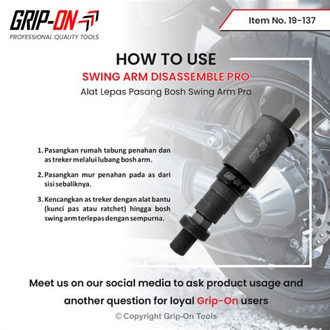 Jual Grip On Swing Arm Disassembler Pro Alat Lepas Pasang Bosh Swing