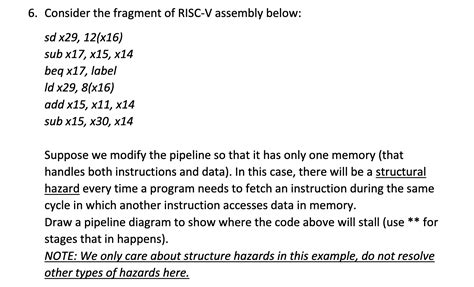 Solved Consider The Fragment Of RISC V Assembly Below Chegg