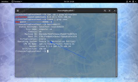 Virtualbox Install Guest Additions On Fedora 31 LinuxConfig