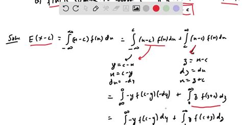 let x be a discrete random variable with density f let c be any real