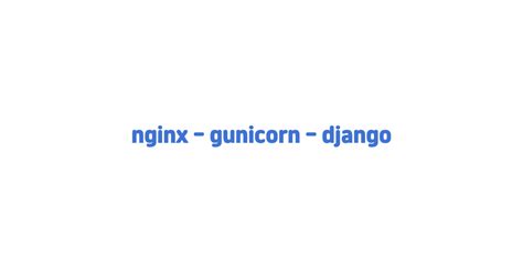 Nginx Gunicorn Django