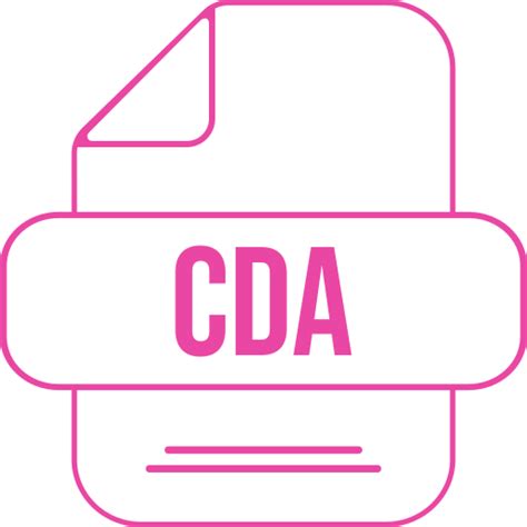 Cda File Generic Color Lineal Color Icon