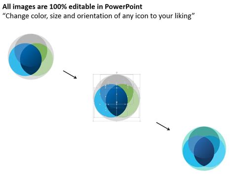 Do Three Staged Venn Diagram For Vision Representation Powerpoint