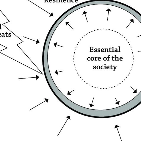 dynamic vectoral model of societal resilience source author s own